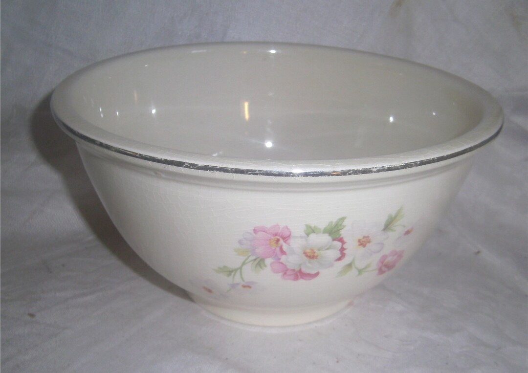 HOMER LAUGHLIN COMPANY– Virginia Rose – Kitchen Kraft – Mixing Bowl – 8 ...