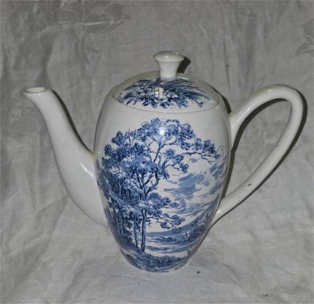 WEDGEWOOD CHINA – Country Side – Coffee Pot - Etsy