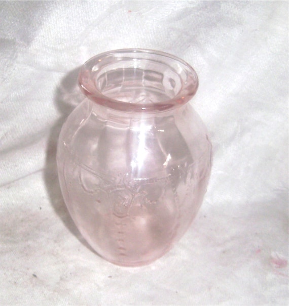 DEPRESSION GLASS Moser Glass CO Jenny Ware Pink Vase - Etsy