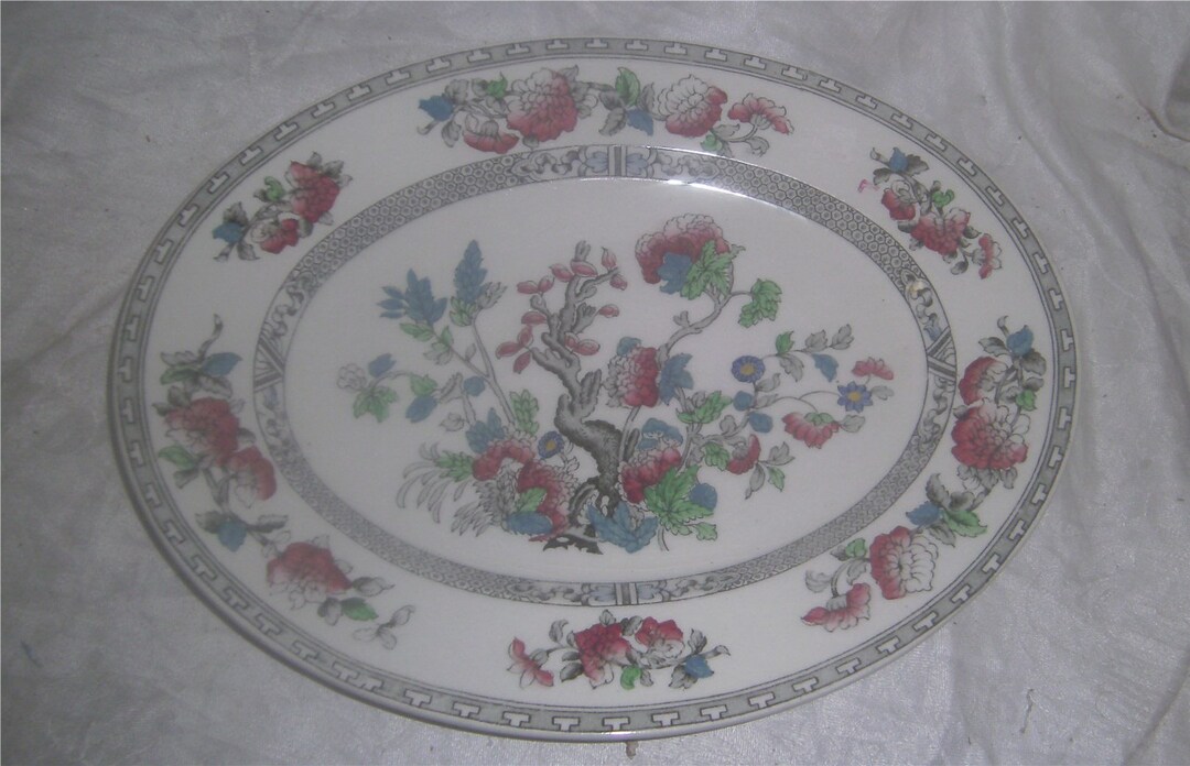 JOHNSON BROTHERS – England - Indian Tree – 15” Platter - Etsy