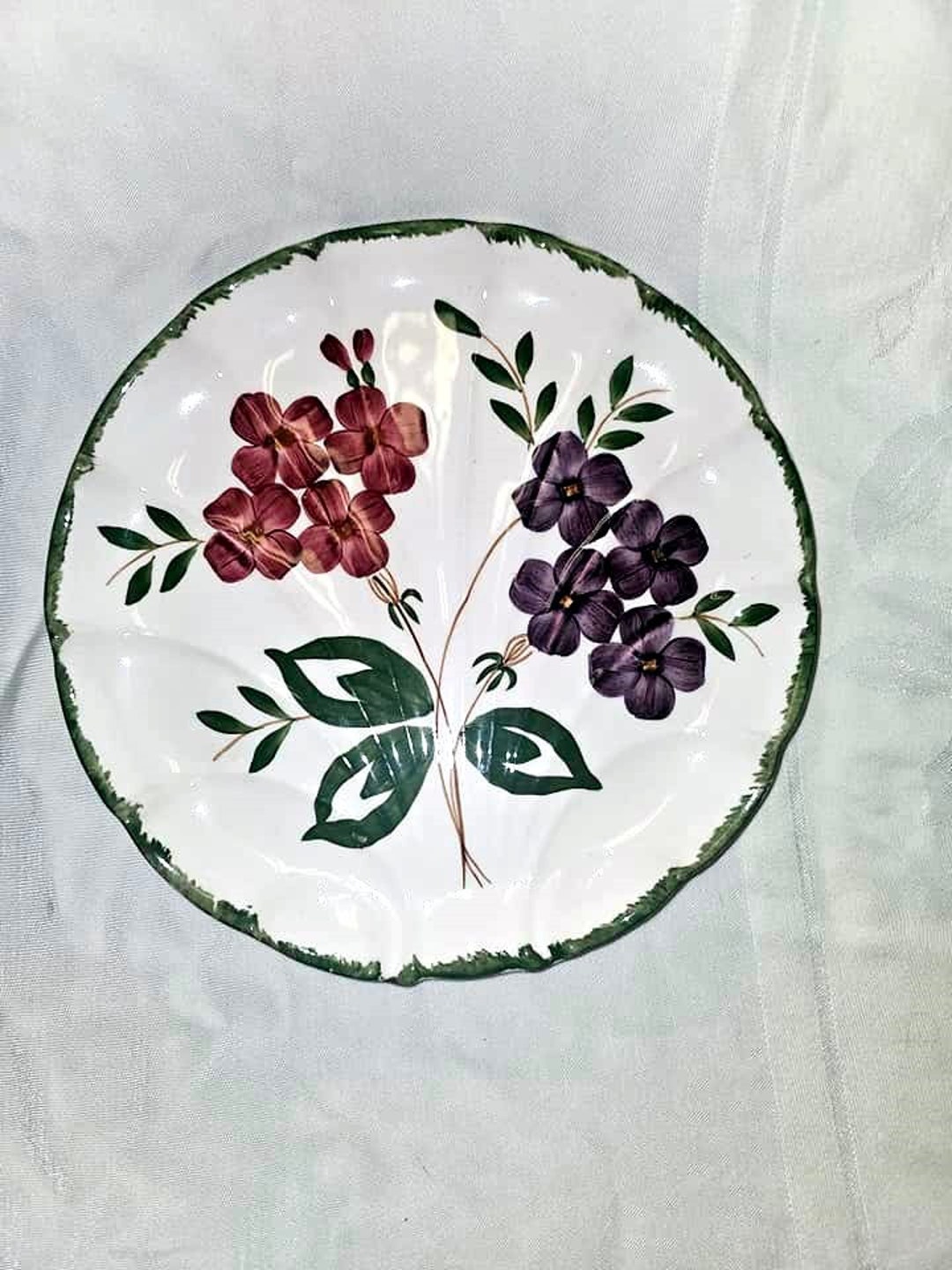 BLUE RIDGE CHINA – Southern Potteries – Violets Shell Bonbon - Etsy