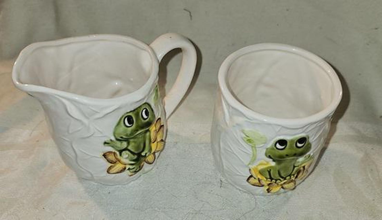 SEARS & ROEBUCK 1976 Neil the Frog Creamer and Sugar - Etsy