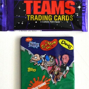 Six Packs of Assorted Pop Culture Trading Cards in Movies, Music ...