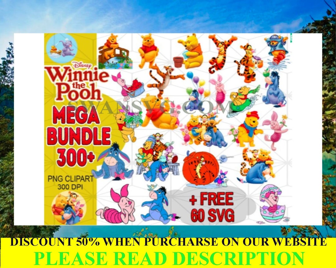 Winnie the Pooh Bundle Png, Trending Png, Winnie the Pooh - Etsy