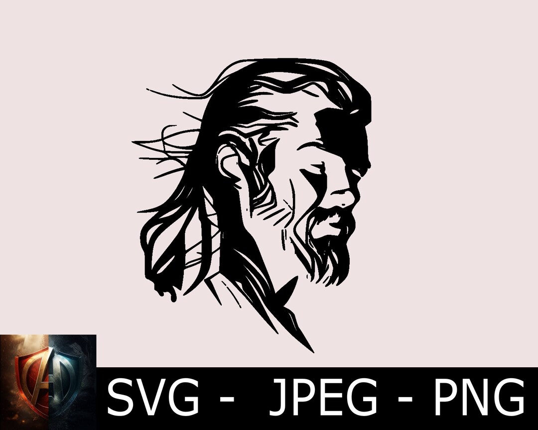 Thor SVG JPEG PNG Cutting Template, Vinyl Template - Etsy