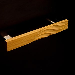 180mm Less Wavy Pull - Drawer Pull Cabinet Pulls Light Brown Home Decor ...