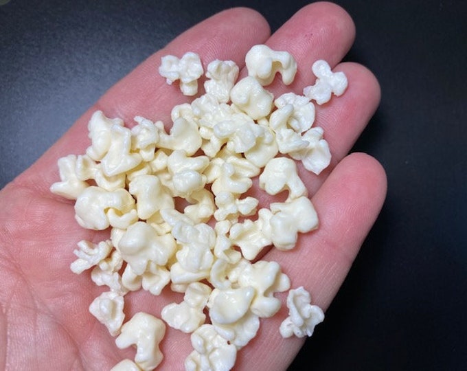 15g Polymer Clay POPCORN, Miniature, Slime, Clay Sprinkles, Resin ...