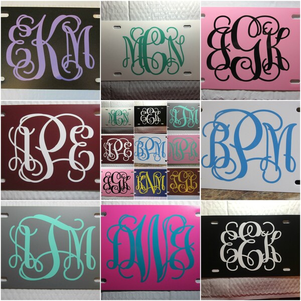 Monogrammed Plate - Etsy