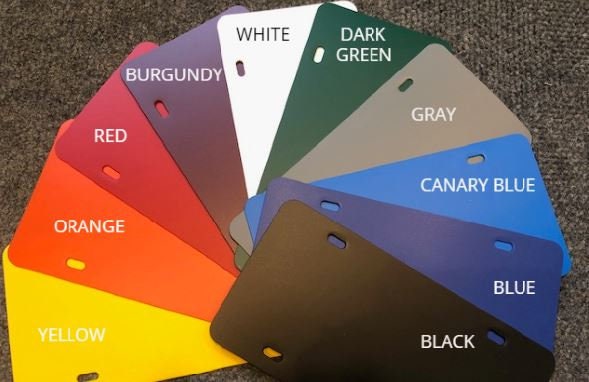 ZIA License Plate choose Your Plate and Vinyl Color New - Etsy