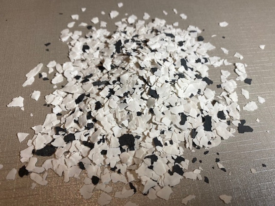 MG003 ONE OUNCE No Sparkle Man Glitter Flakes Black White - Etsy