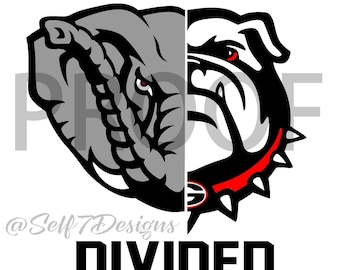 House divided svg | Etsy