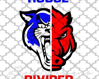 House divided svg | Etsy