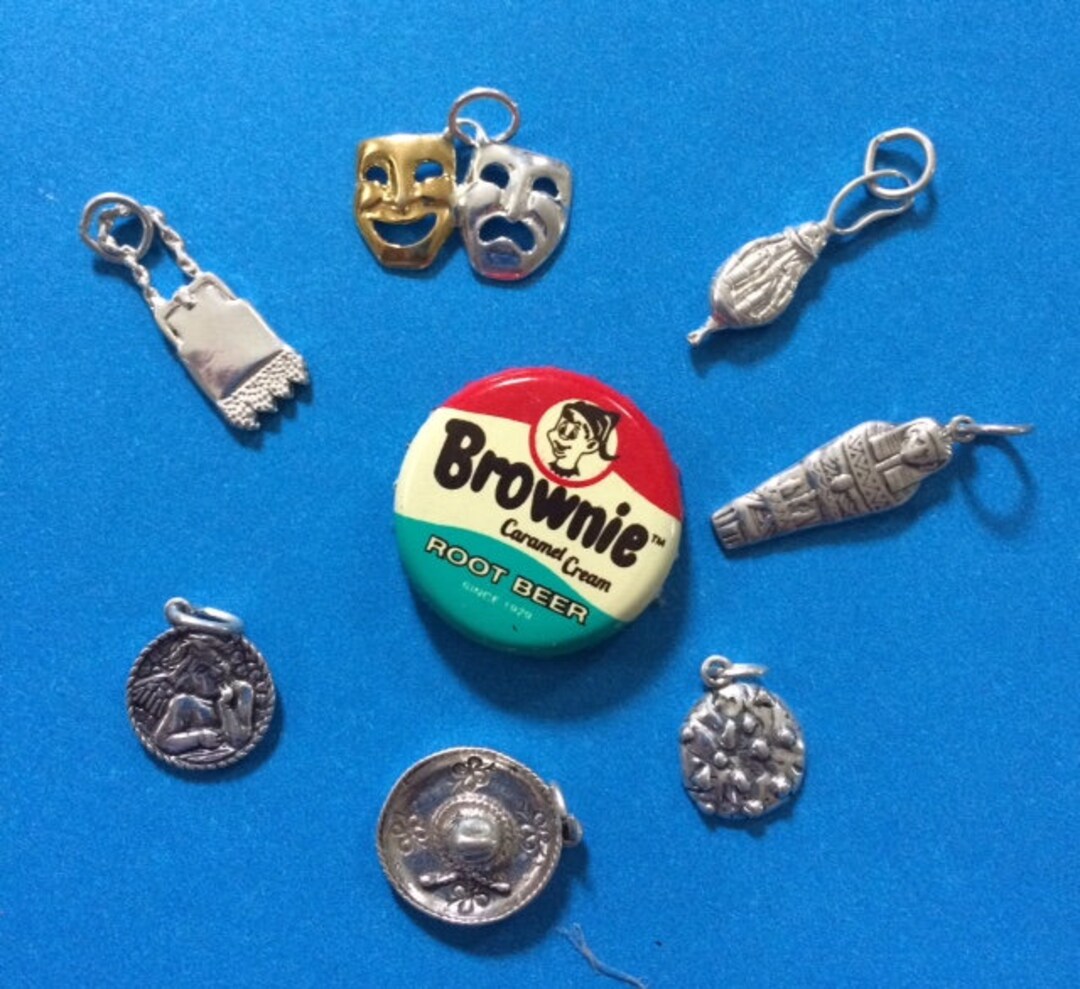 Sterling Silver Charms - Crazy Cool Assortment! - Etsy