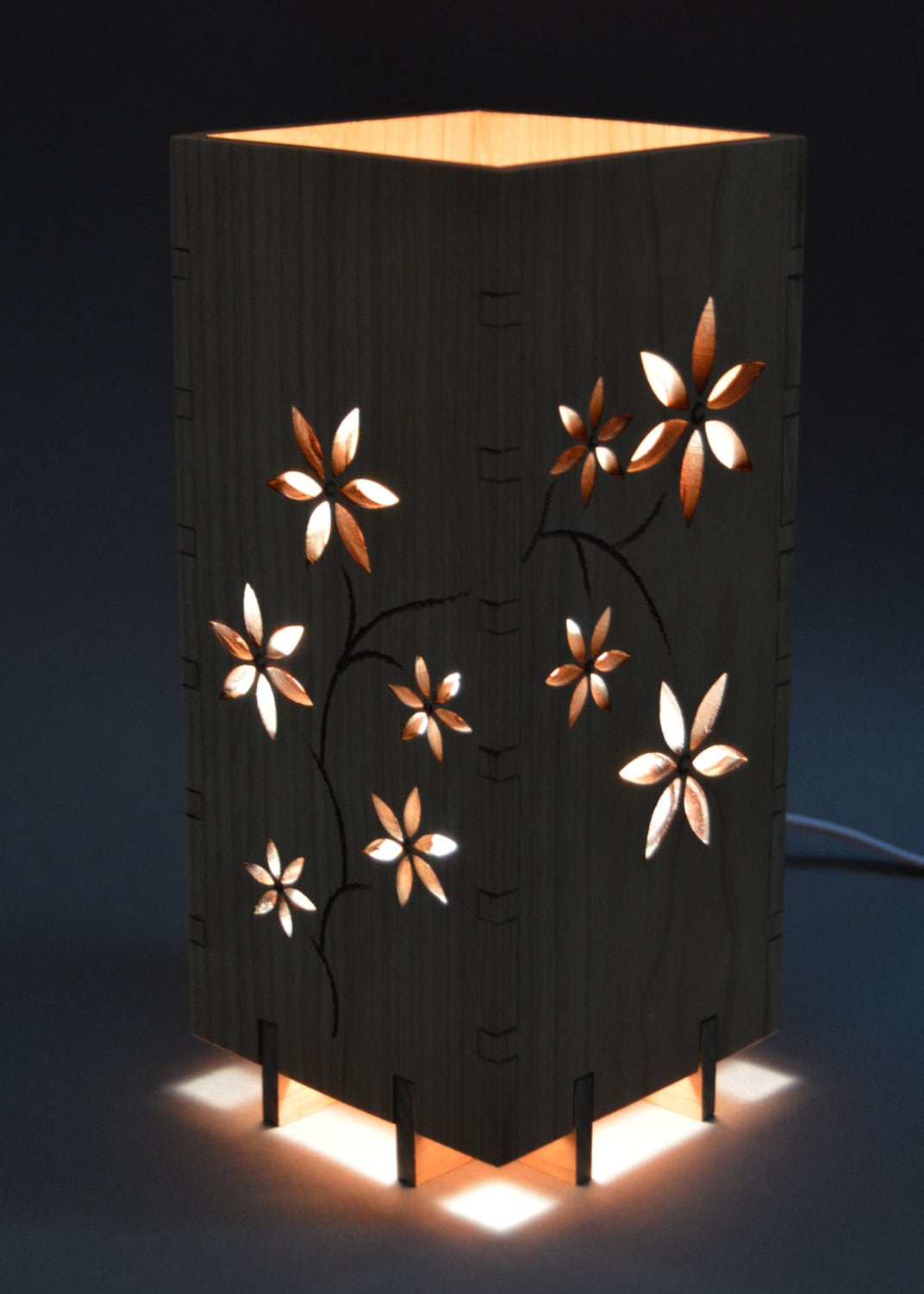 Wooden Lamp / Night light | Etsy