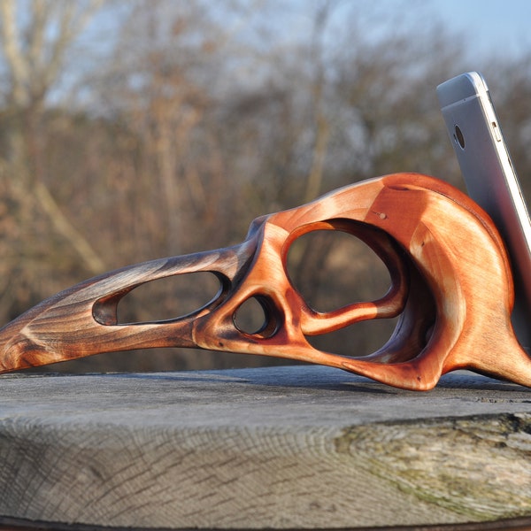 Wood iPhone Stand - Etsy