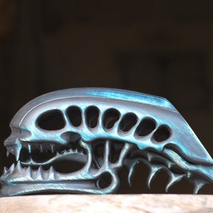 Alien Skull Wooden iPhone Stand iPad Wood Phone Holder Space Decor ...