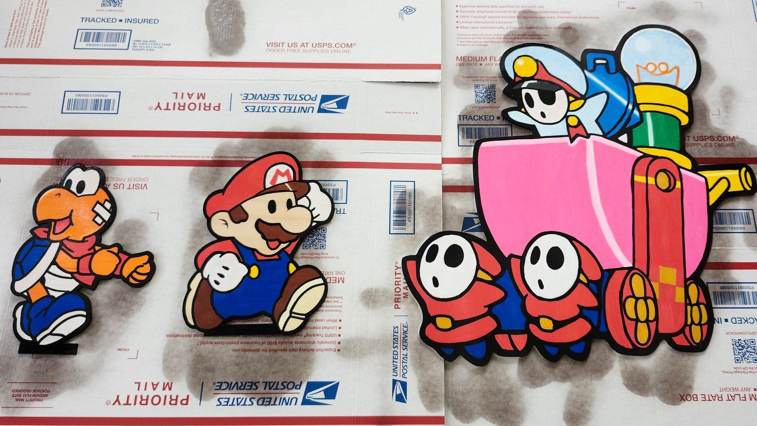 General Guy - Paper Mario Figure + Ornament - Etsy