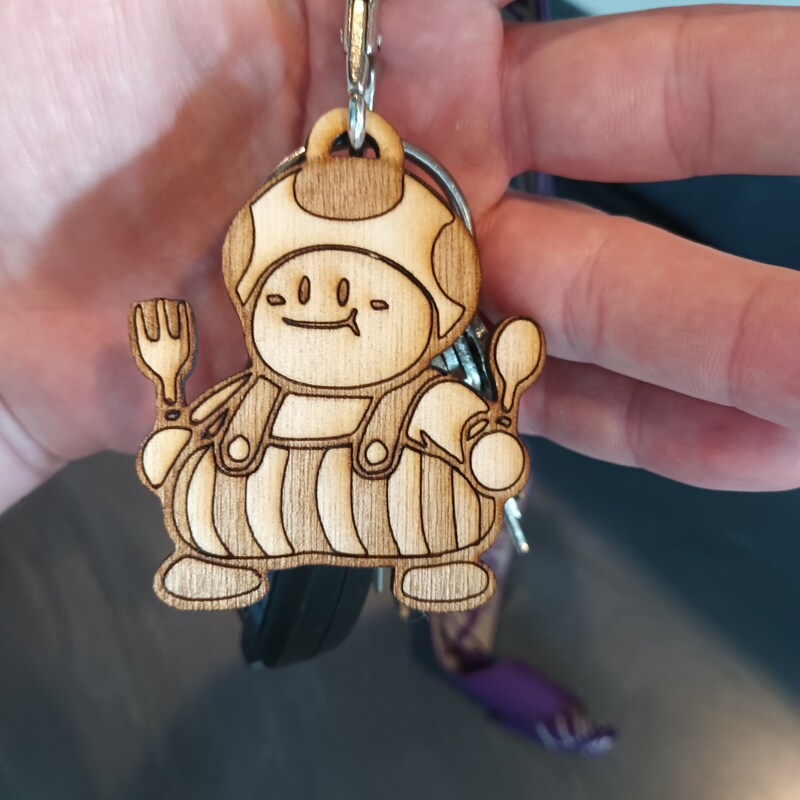 Mario Keychain - Etsy