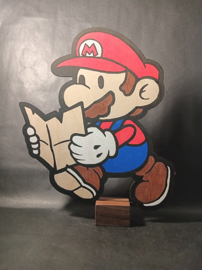 Paper Mario Figure - Etsy
