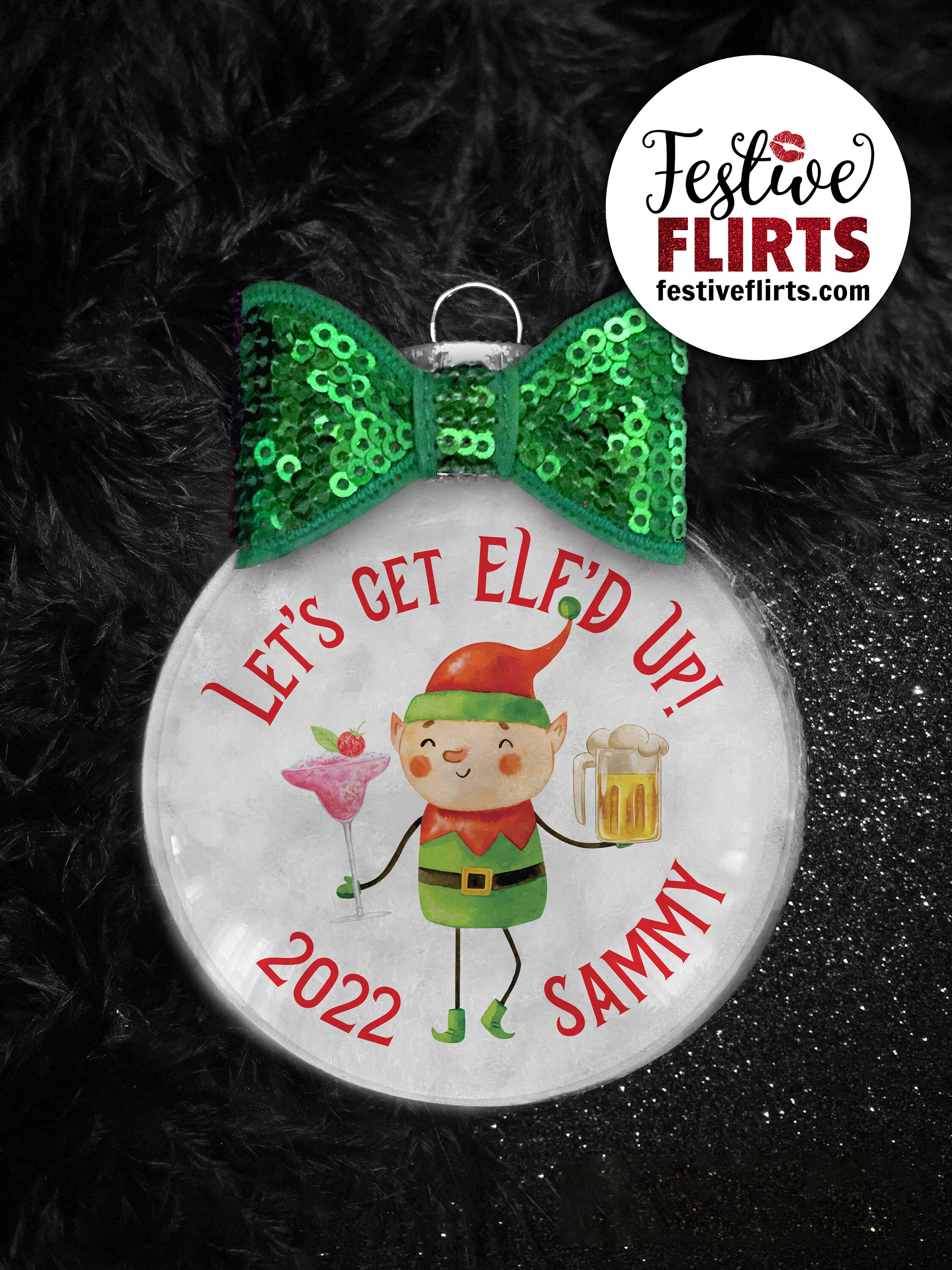 Personalized Let's Get Elf'd up Naughty Christmas - Etsy