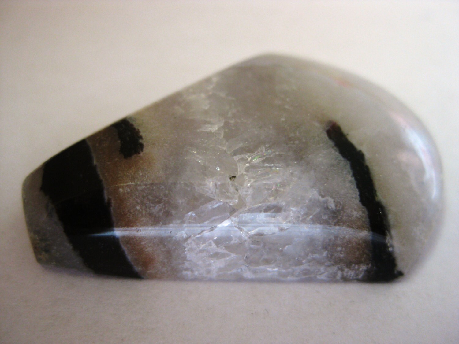 Zebra Quartz Freeform 37.6mmx26mm Stone Cabochon Gemstone No. - Etsy