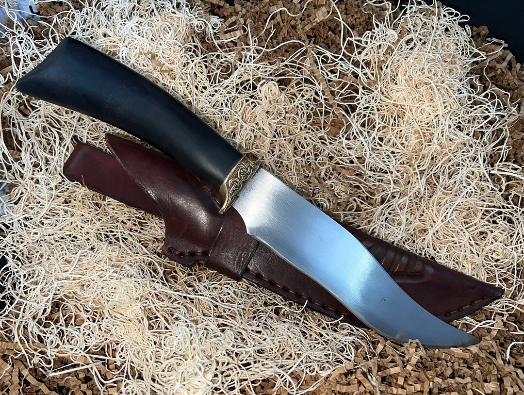 Hand Forged Celtic Fighter Knife - Etsy
