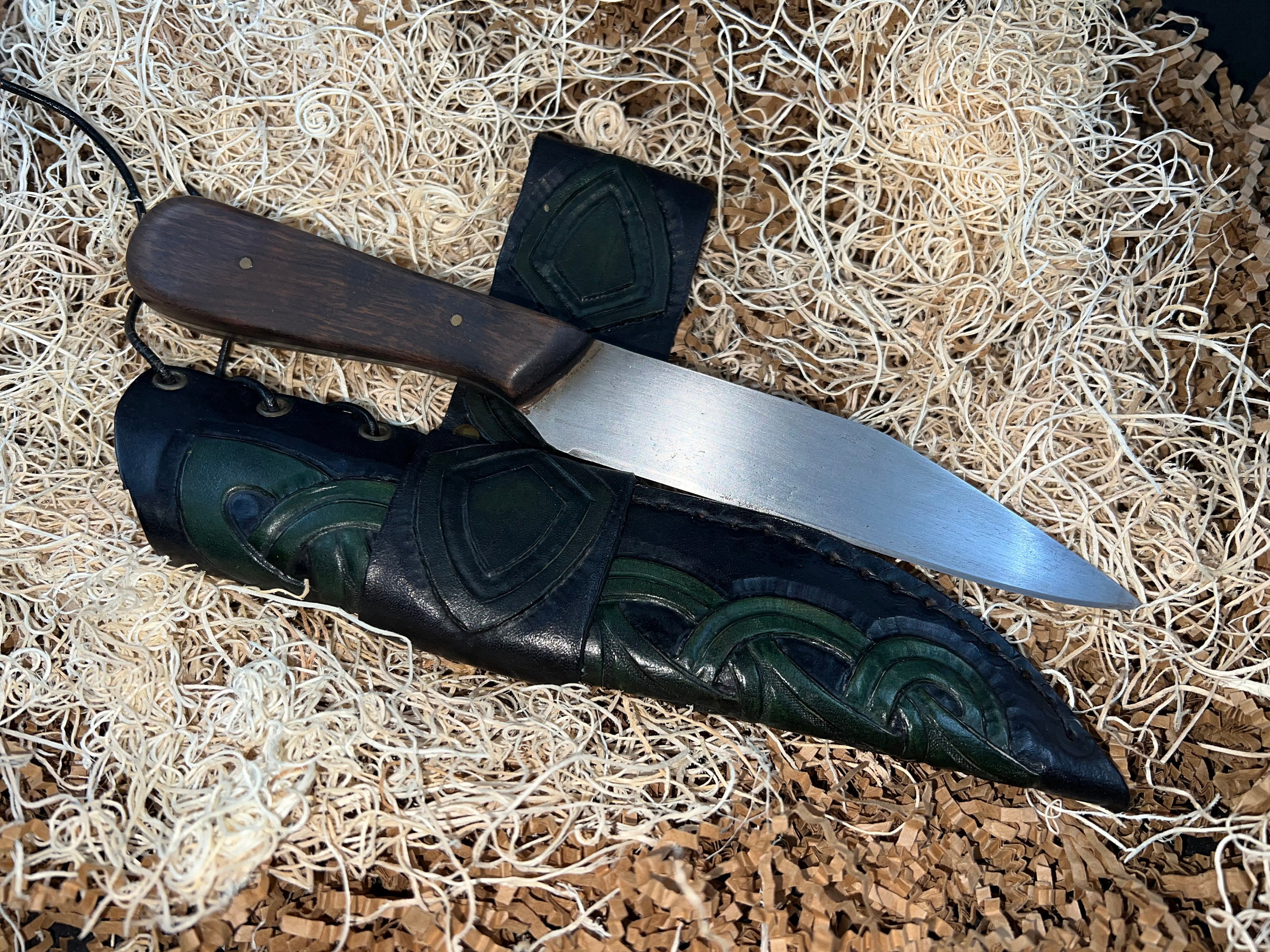 Hand Forged Celtic Seax With Sheath - Etsy