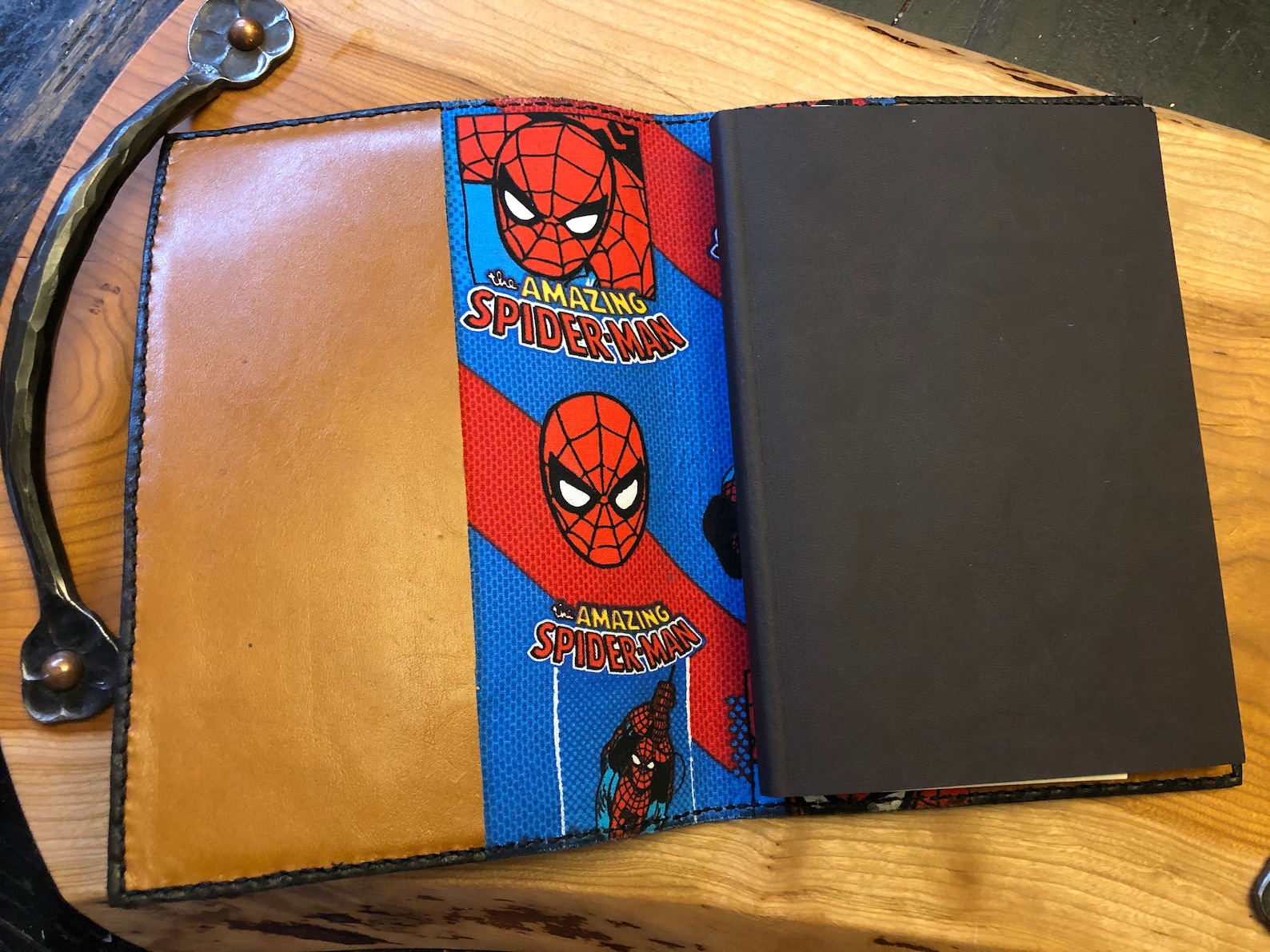 Marvel Spiderman Leather Journal Cover - Etsy