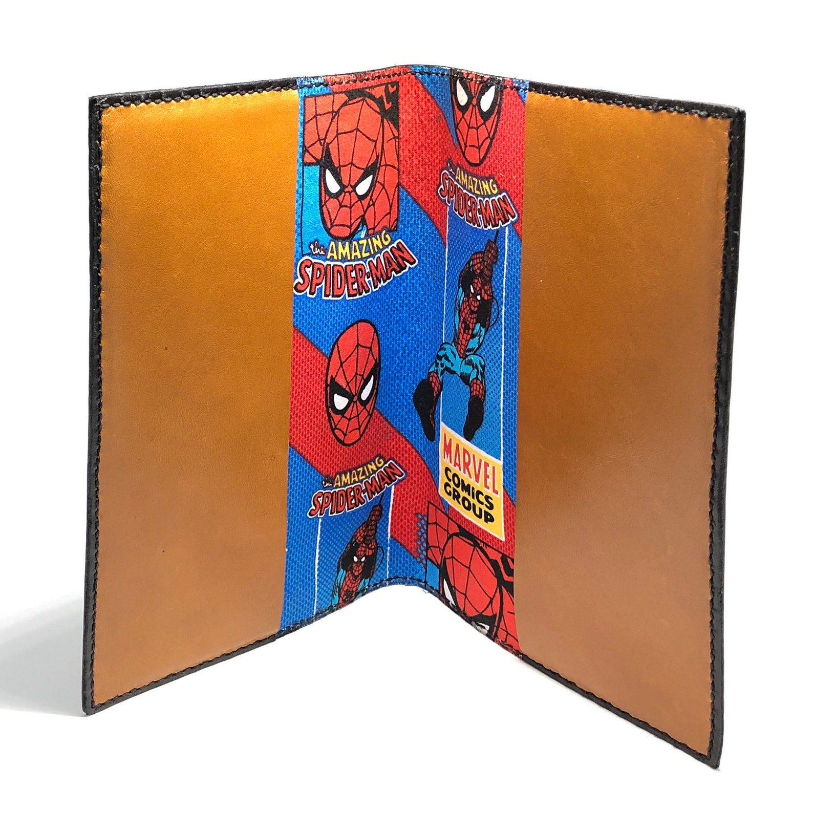 Marvel Spiderman Leather Journal Cover - Etsy