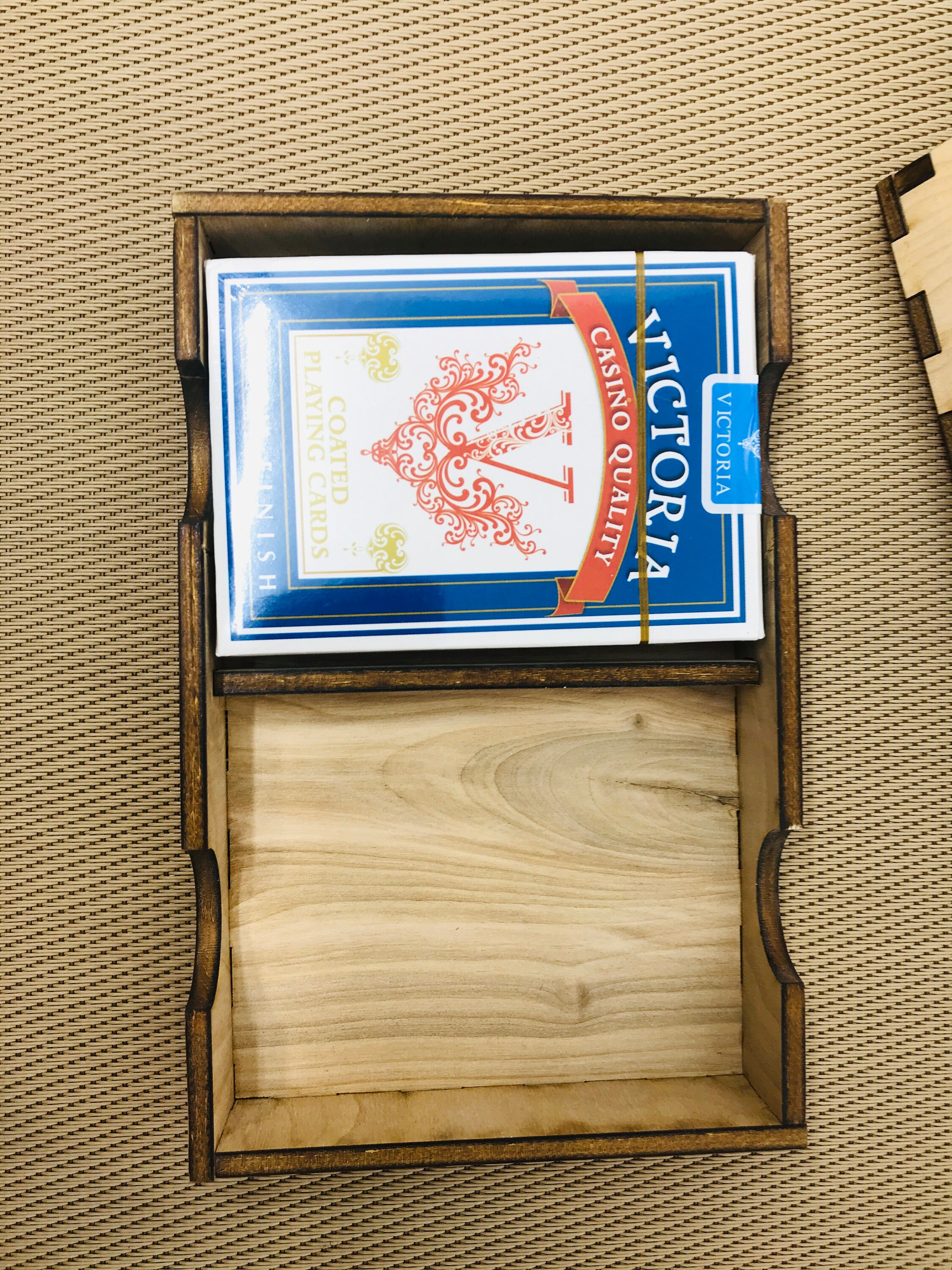 Playing Card Box SVG CUT FILE - Etsy