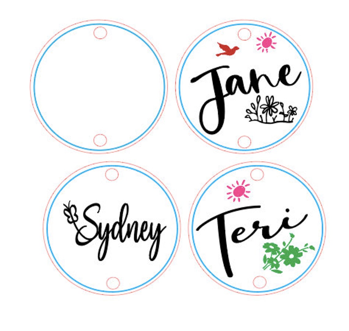 Lanyard Template Digital Download SVG File - Etsy