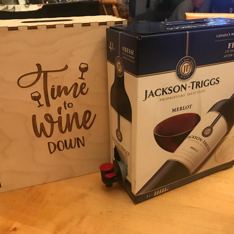 Boxed Wine Cover - Etsy