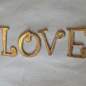 Custom Fondant Letters - Curly Script - Etsy