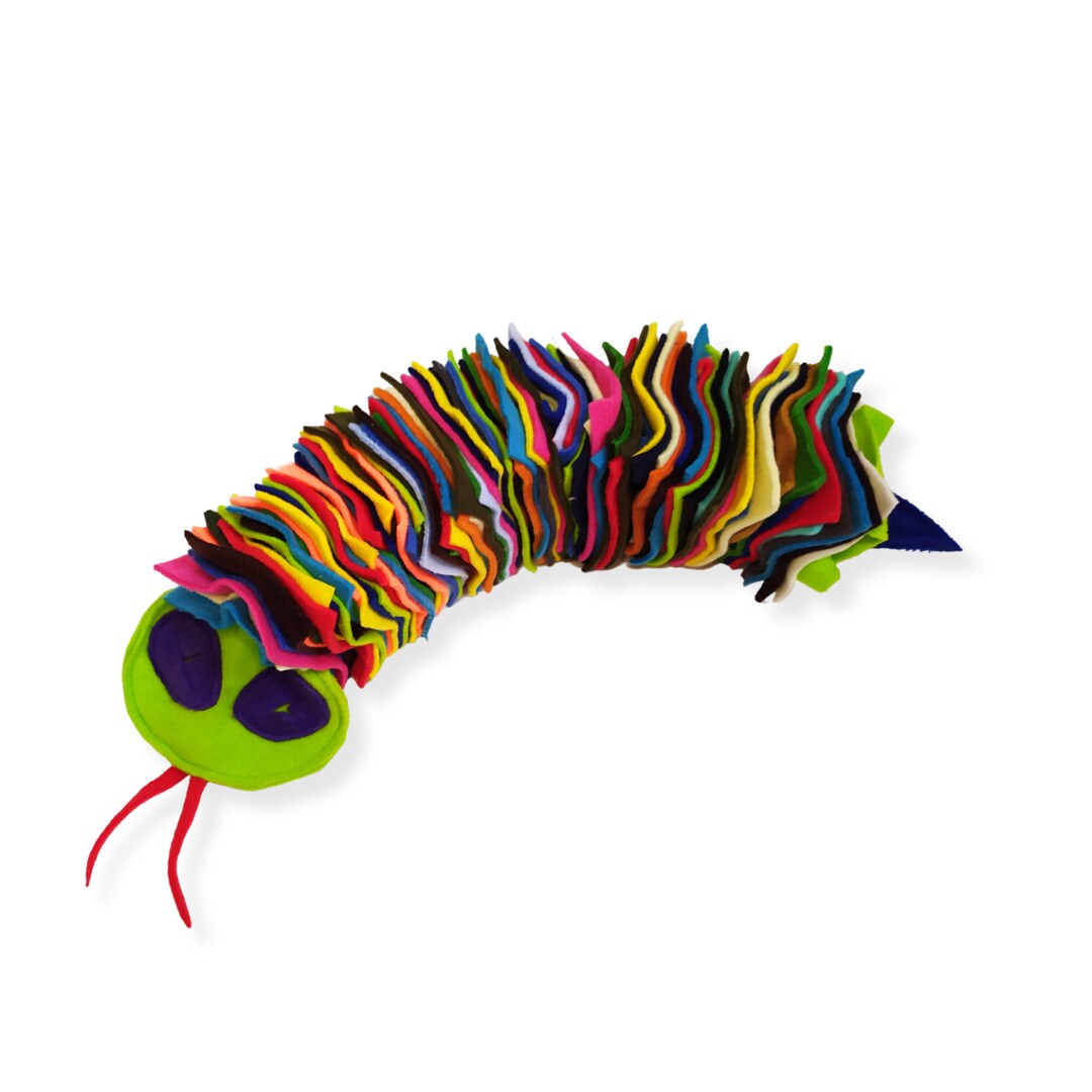 Large Multicolor Snuffle Snake | Dog Treat Puzzle | Mental Stimulation ...