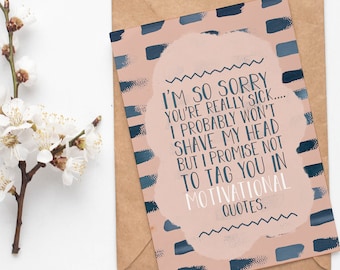 Cancer Sympathy Card | Etsy