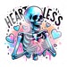 Heartless Skeleton PNG: Anti Valentines Day Clipart (digital Download ...