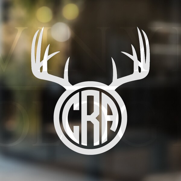 Antler Car Decal - Etsy