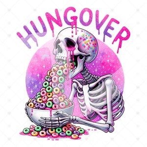 Funny Skeleton PNG, Hungover Png, Snarky Skeleton Clipart, Sublimation ...