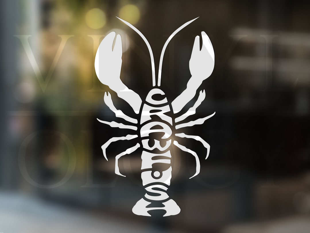Crawfish Sticker Crustaceancore Gifts Lobster Vinyl Decal - Etsy