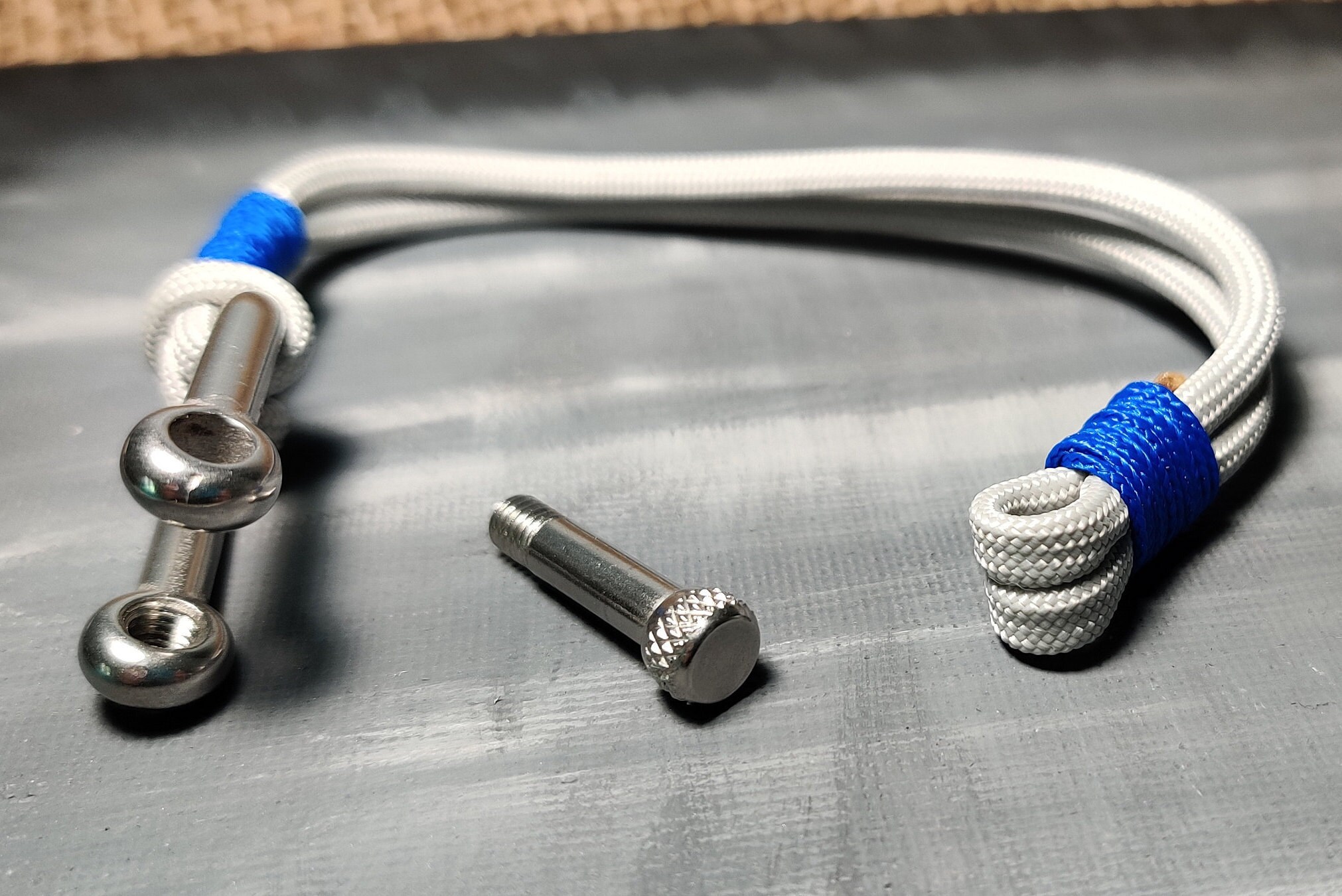 Shackle Cord Bracelet | Cord Bracelet | Shackle Bracelet - Etsy