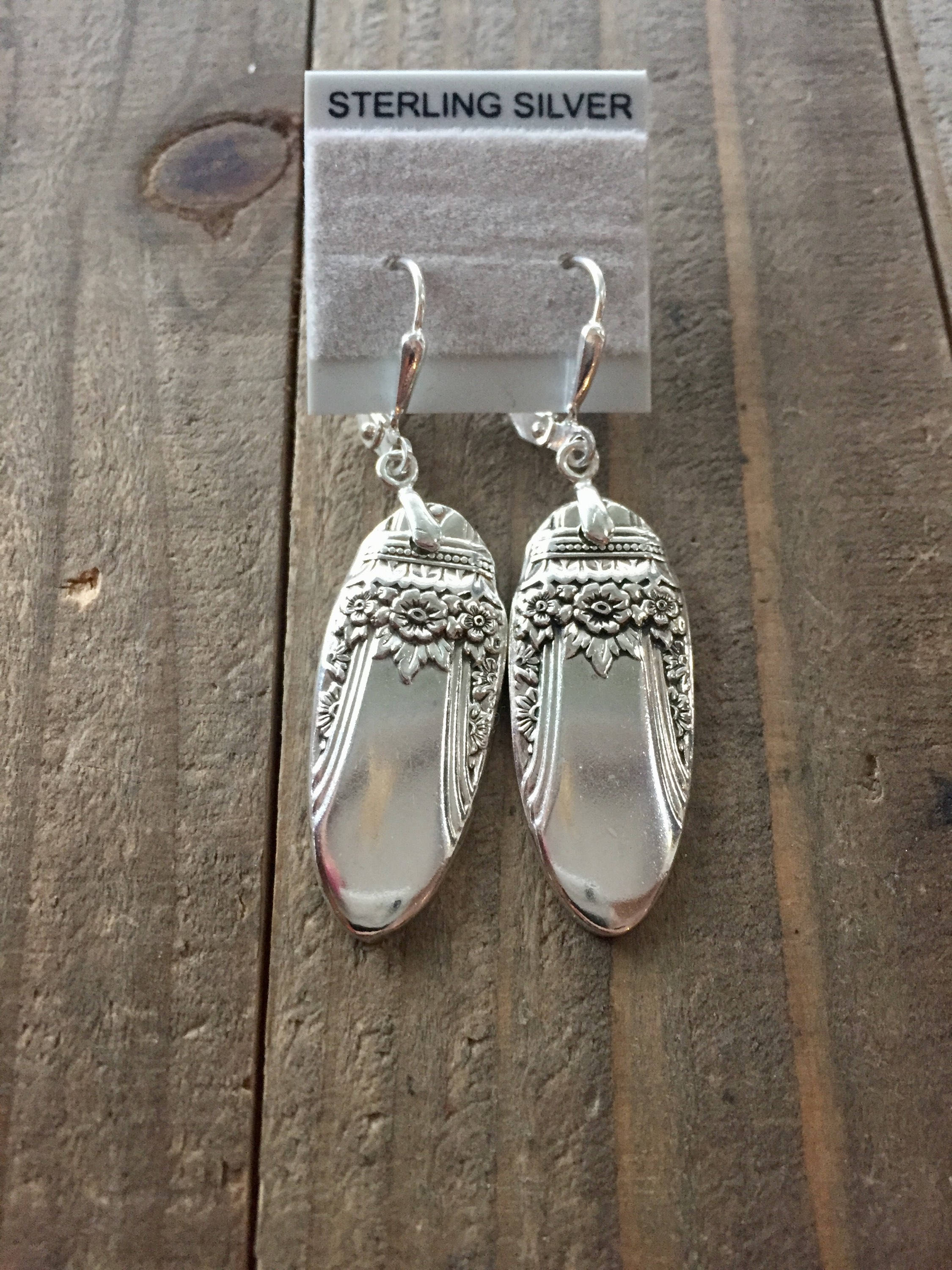 Silverware earrings spoon earrings First love silverware | Etsy