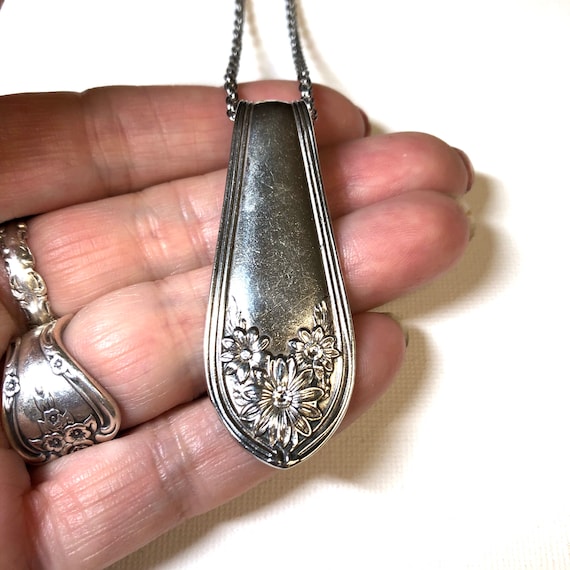 Spoon Pendant Vintage Spoon Necklace boho pendant necklace | Etsy