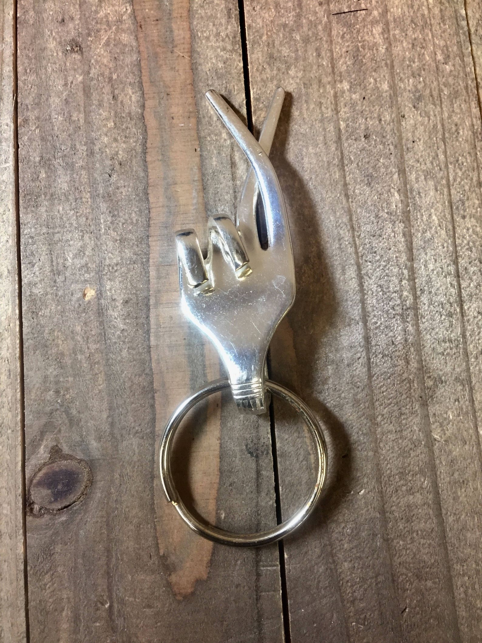 Good Luck Keychain Fingers Crossed Keychain Keychain - Etsy