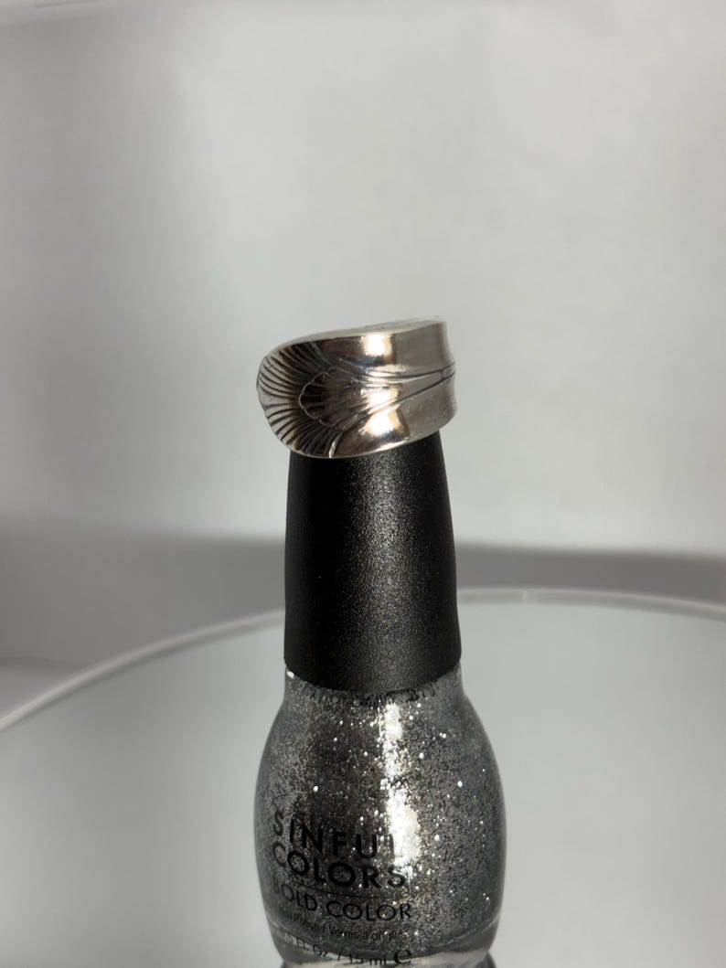 Size 6 Spoon Ring, Vintage Silver Ring, Upcycled Ring, Silverware Ring ...