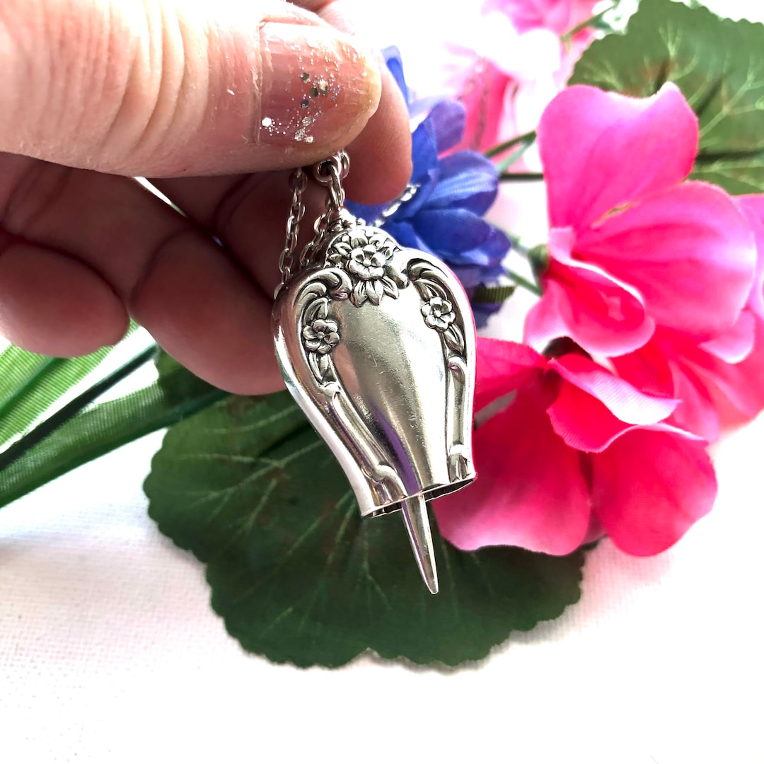 Daybreak 1952 Bell Knife Necklace- Knife Handle Bell Necklace ...