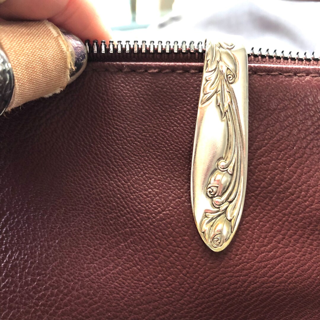 Silverware Purse Hook Keychain Spoon Handle Keychain Purse Hook Key Fob ...