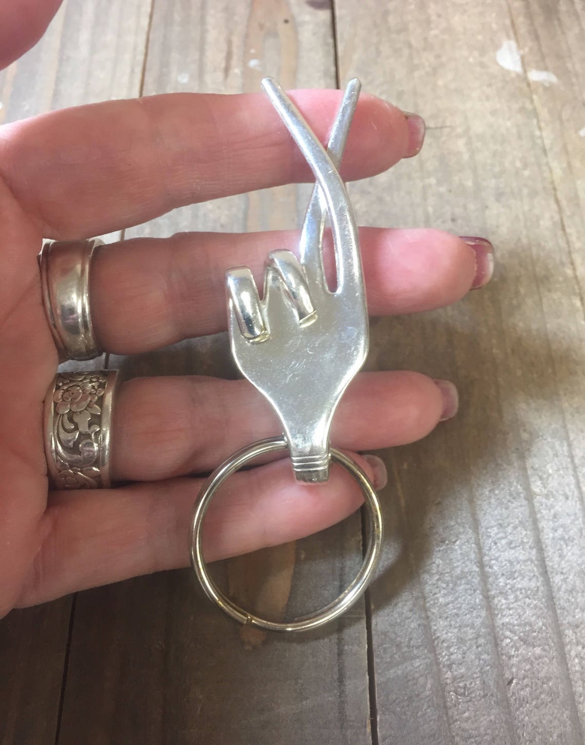 Good Luck Keychain Fingers Crossed Keychain Keychain - Etsy