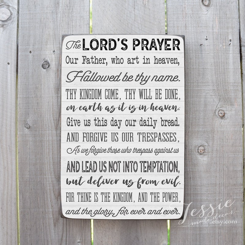 Lords Prayer - Etsy