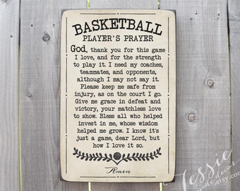 Basketball Prayer - Etsy
