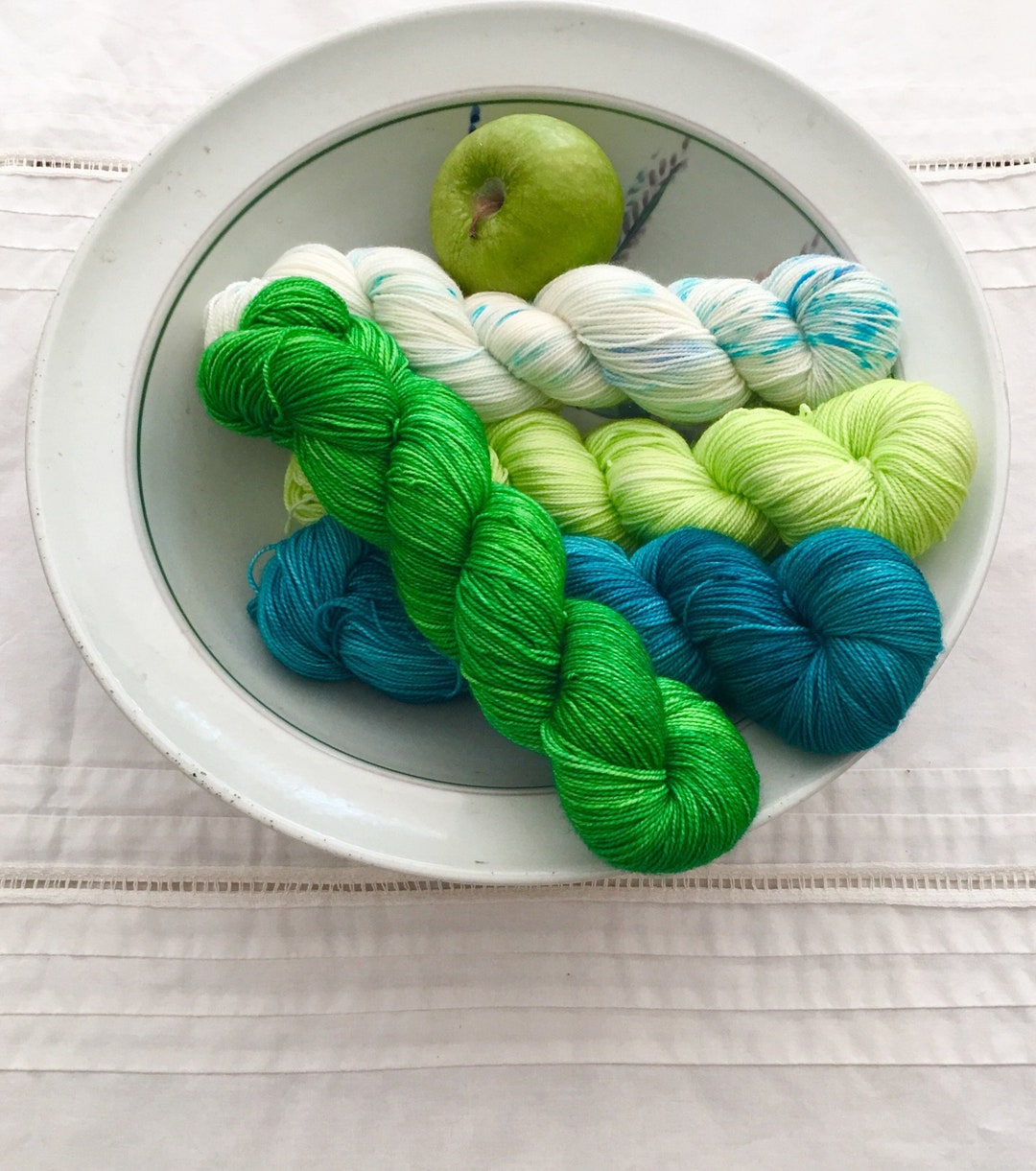 4 Skein Kit. Sharon Road Trip MKAL Hand Dyed Yarn. Merino. Sock Weight ...